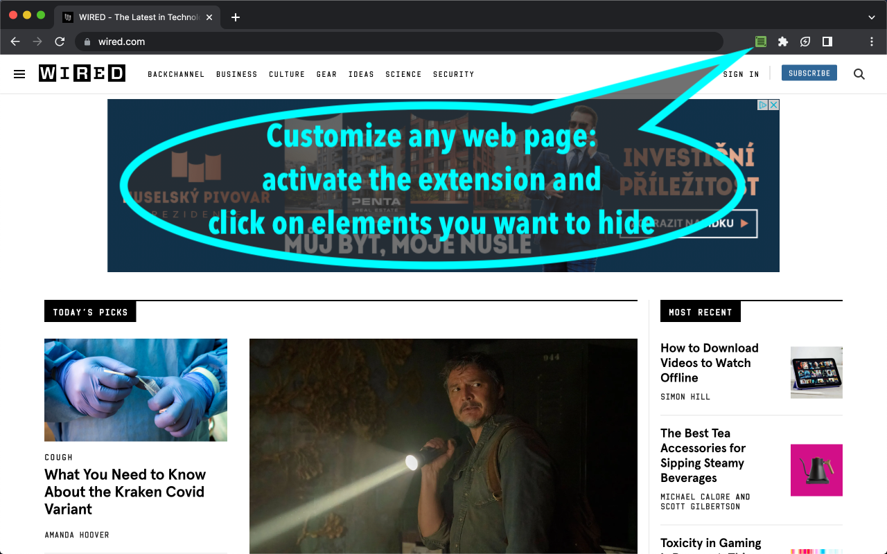 GitHub - vadim-tsykal/Chrome-Extension-FocusMode: Customize any web page for your needs!