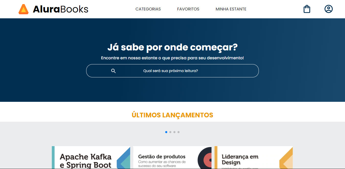 GitHub - IronHandCode/ALURABOOKS: Projeto criado no curso front end