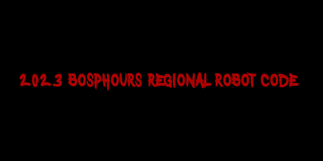 GitHub - Scorpions-Robotics/Robot-2023: The code of 2023 Bosphorus Regional