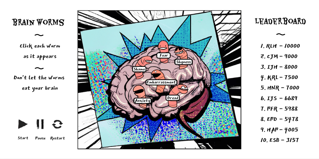 GitHub - Lithill/Brain-Worms: Milestone 2 Project Submission for Code Institute Web Development ...