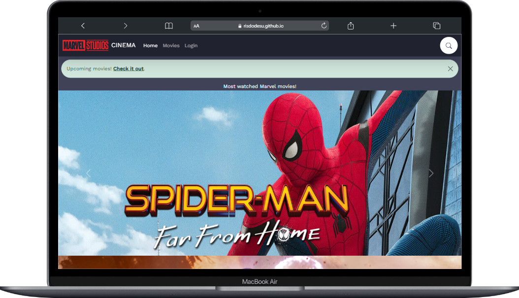GitHub - risdodesu/marvelstudioscinemaV1: -Test hosting mini project 1 ...