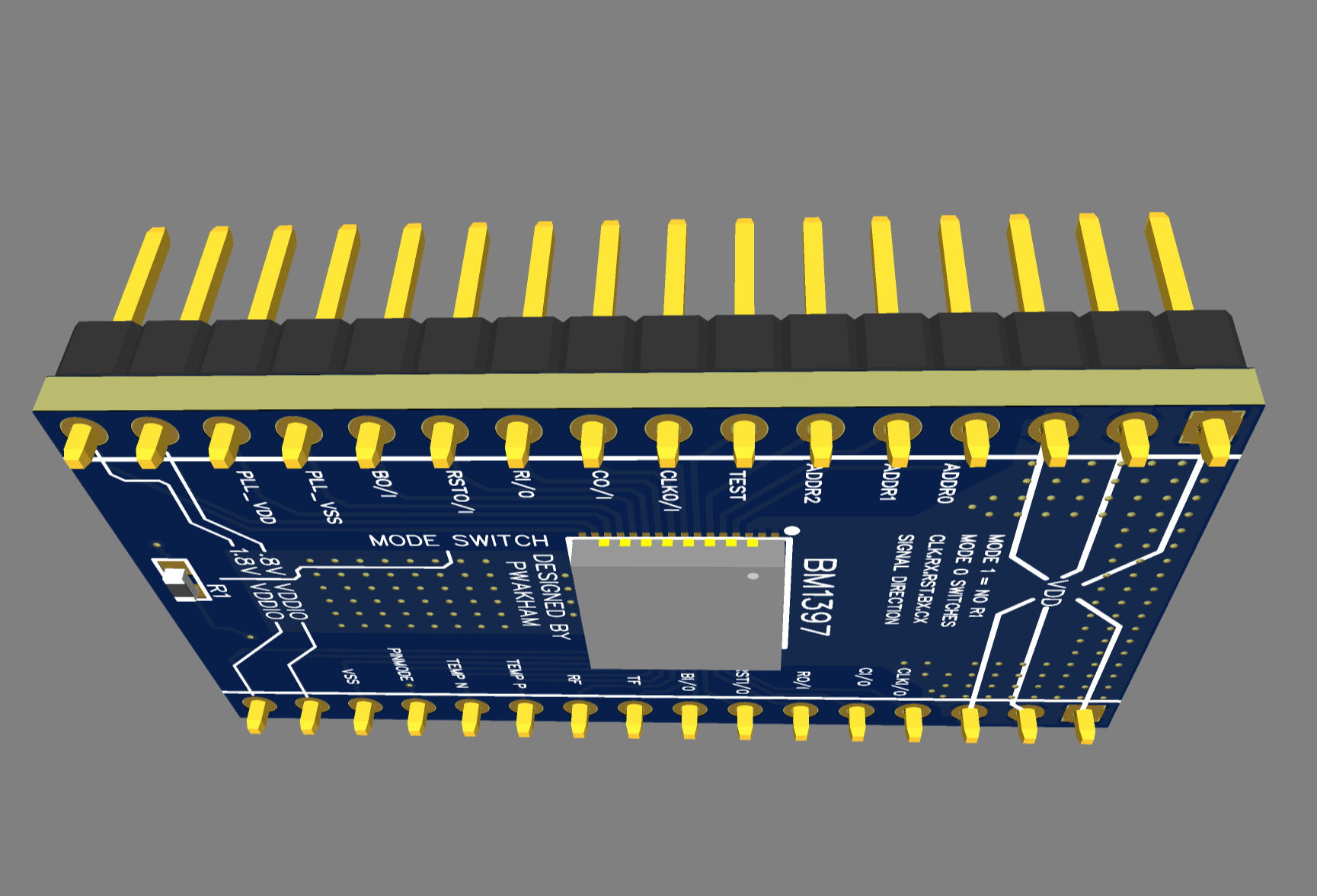 GitHub - SirVapes/bm1397-Breakout-PCB: breakout board for probing a ...