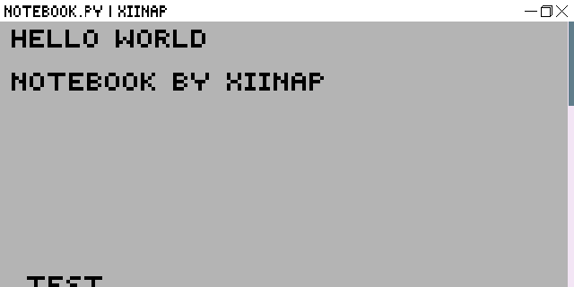 GitHub - Xiinap/Notebook: Tkinter