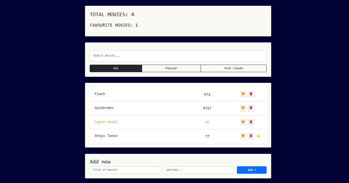 GitHub - Abbosjon2002/MovieCrud: for learning