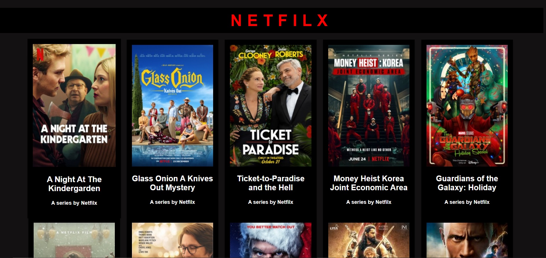 GitHub - goresai19/Simple_Netflix_Clone: A simple user interface of the ...