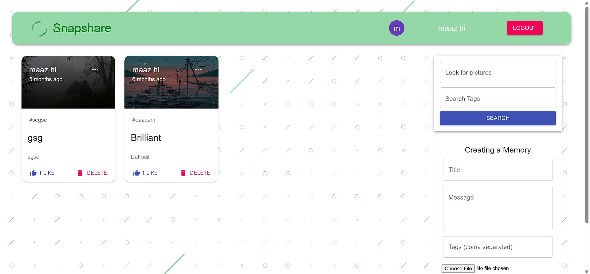 GitHub - maa-zzz/SnapShare: Social Media App Using MERN
