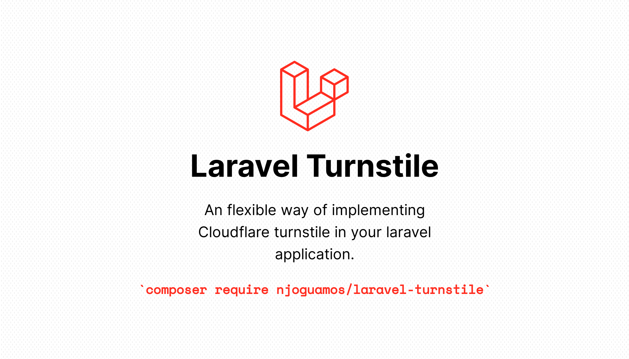 GitHub - njoguamos/laravel-turnstile: Laravel Turnstile is a Laravel ... GitHub - njoguamos/laravel-turnstile: Laravel Turnstile is a Laravel ...