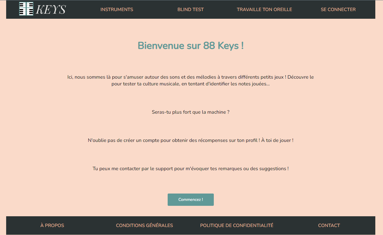 GitHub - ColineLopez/88-keys-project: 88 Keys music website