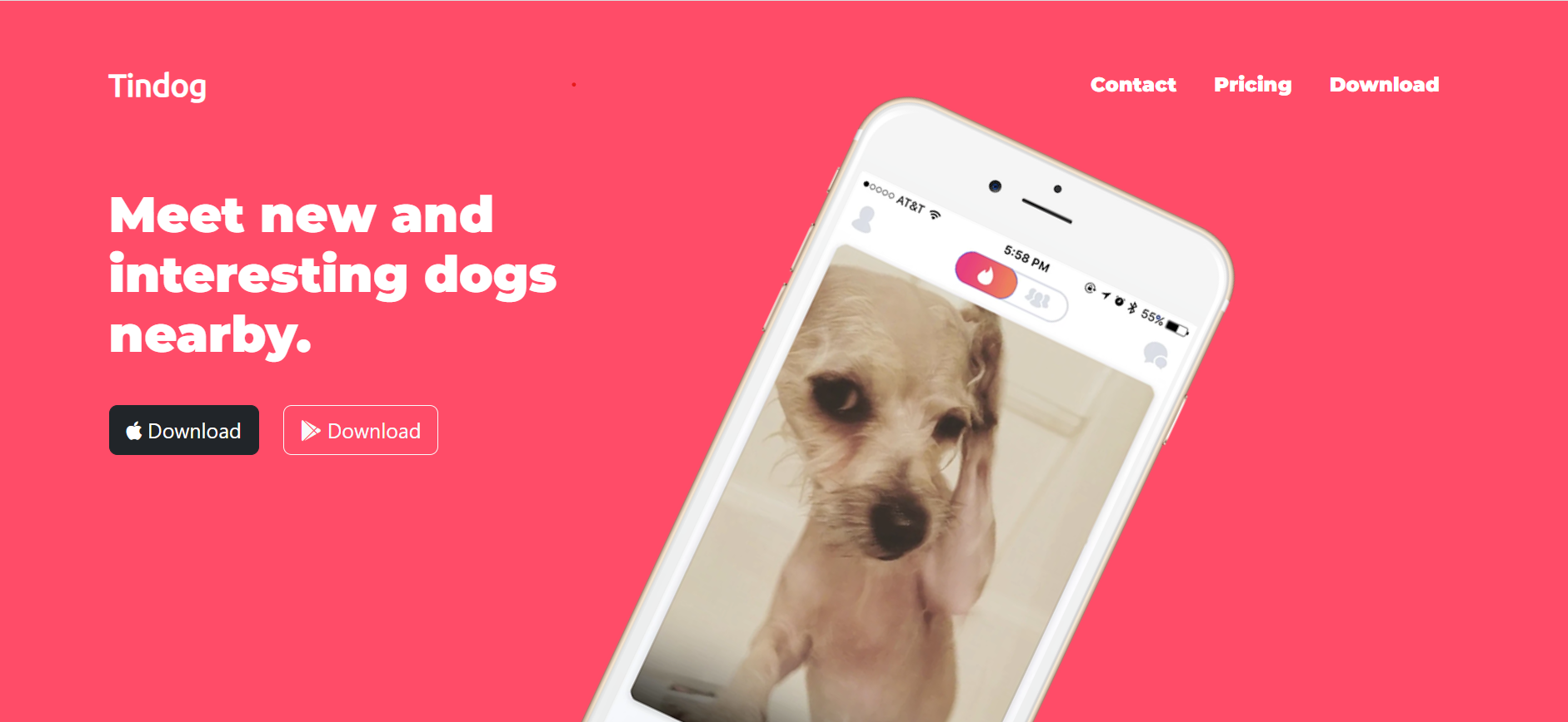 GitHub - Fatoumatabintabarry/tindog: landing page
