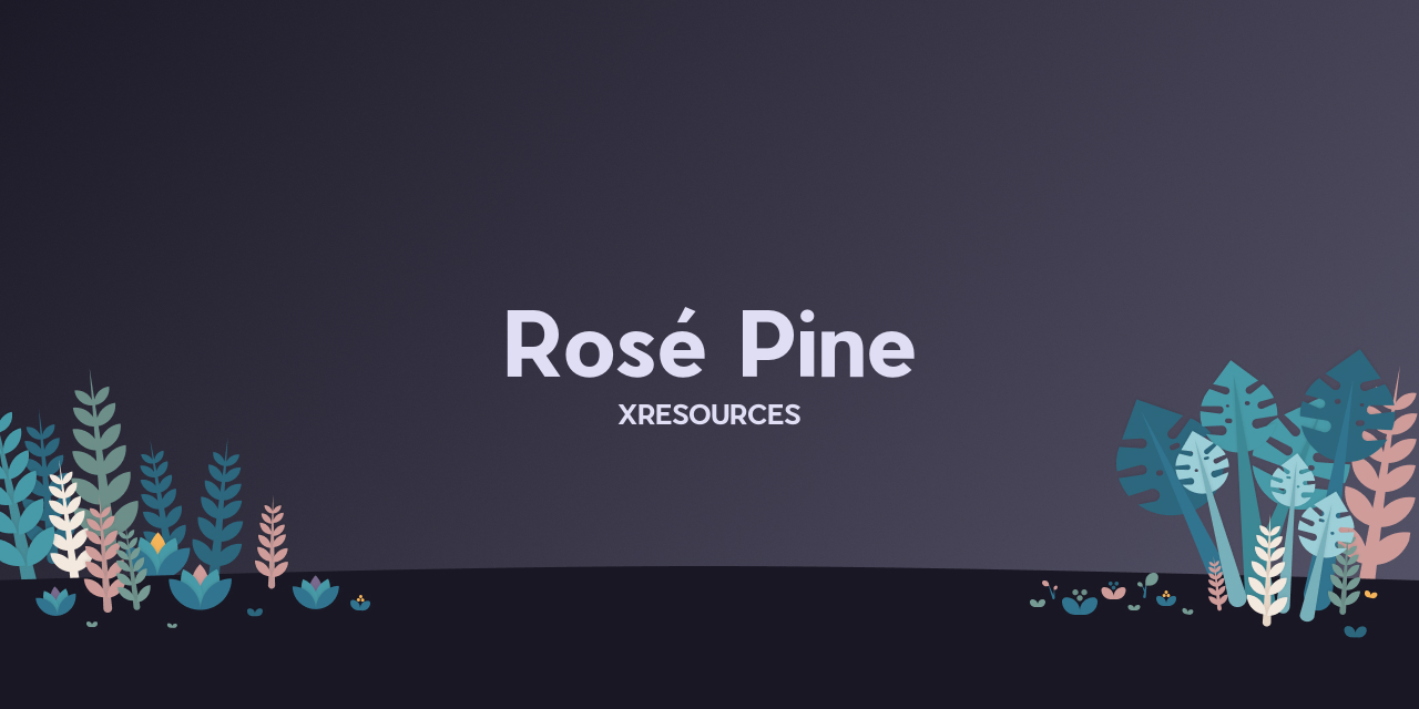 GitHub - rose-pine/xresources: Soho vibes for Xresources