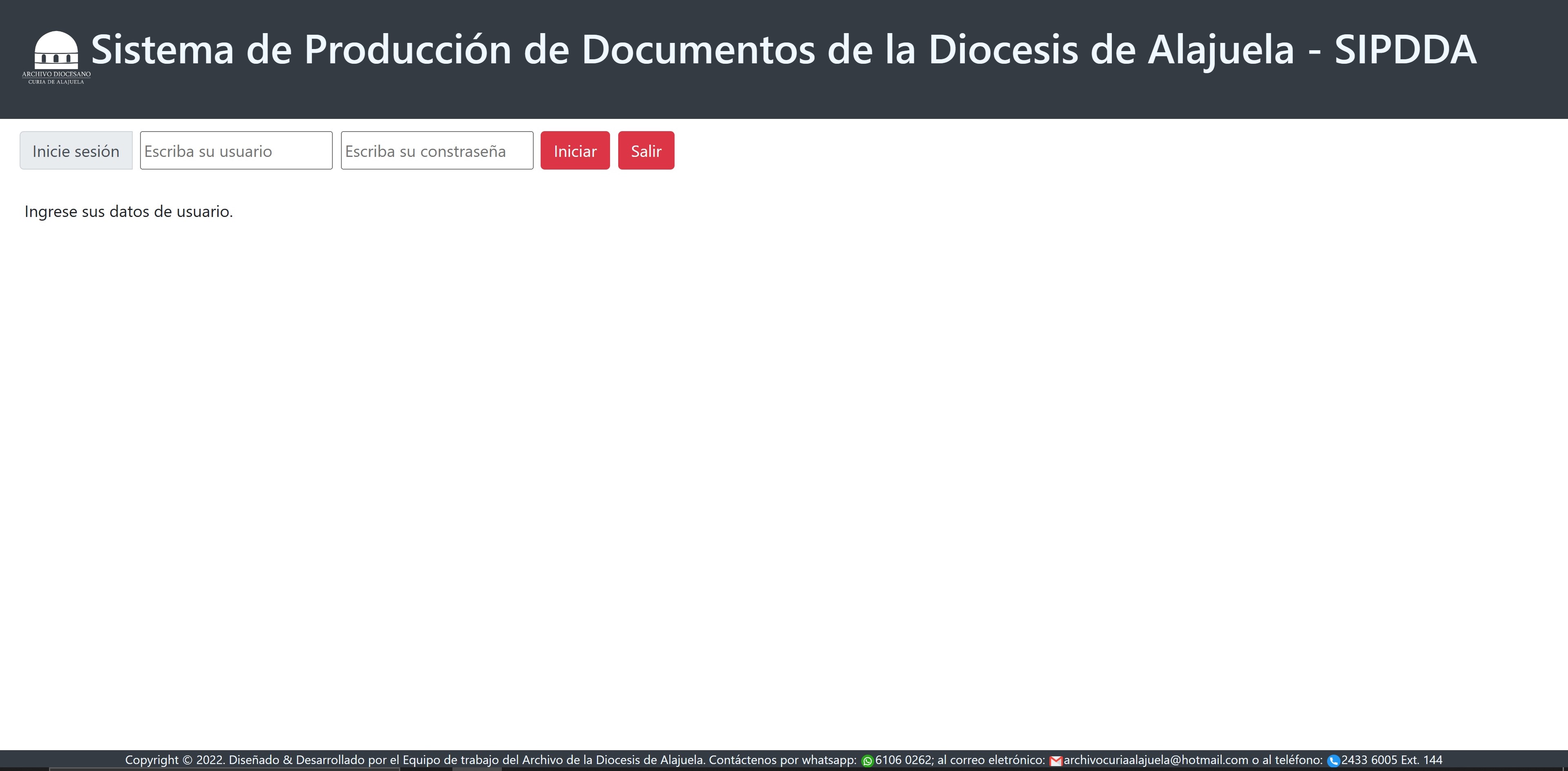 GitHub - ArchivoDiocesisAlajuela/sistema_produccion_documentos_diocesanos