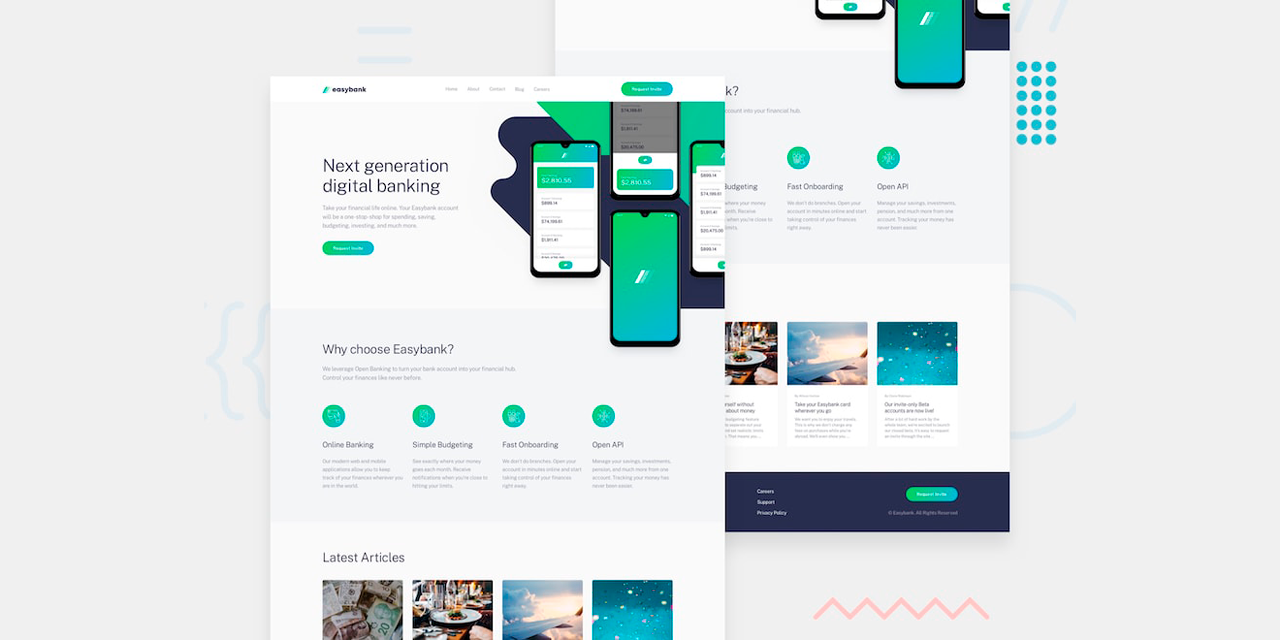 Github Cheosphereeasybank Landing Page Master 