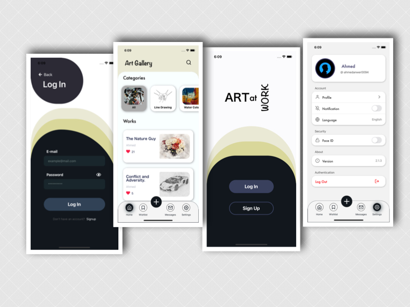 GitHub - m-ahmed-anwer/Art-Gallery: React native application build for ...
