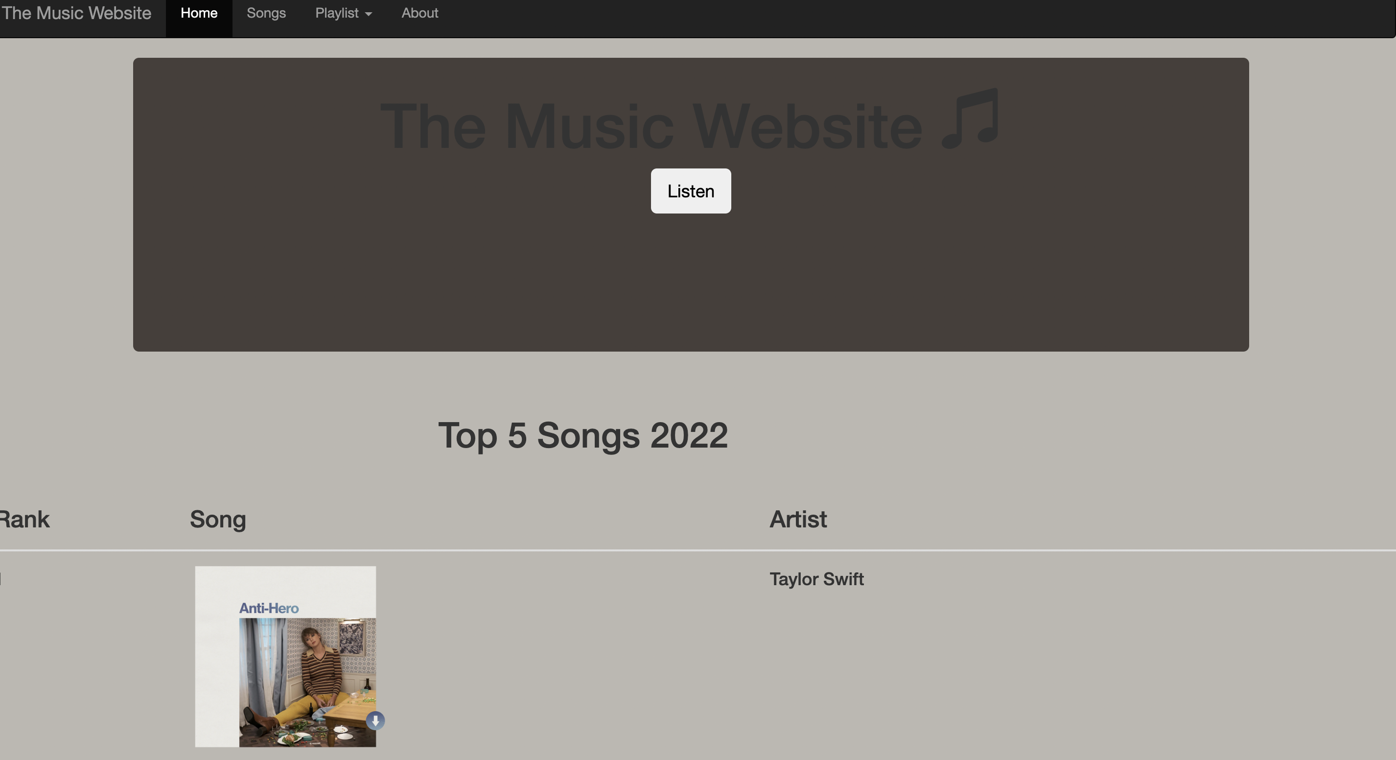 GitHub - 23at/mymusicweb