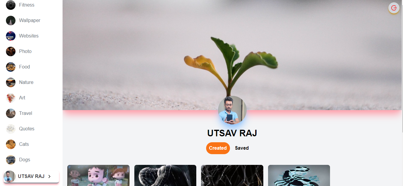 Github Utsav1296imagesharingapp React Image Sharing App With Features Of Authentication