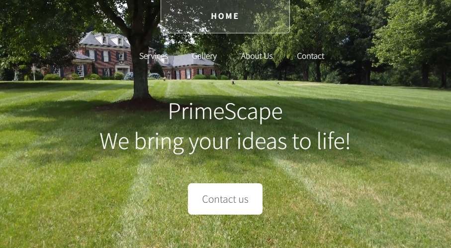 GitHub - zynman/PrimeScapeNC---Website: Website designed for local landscaping business.