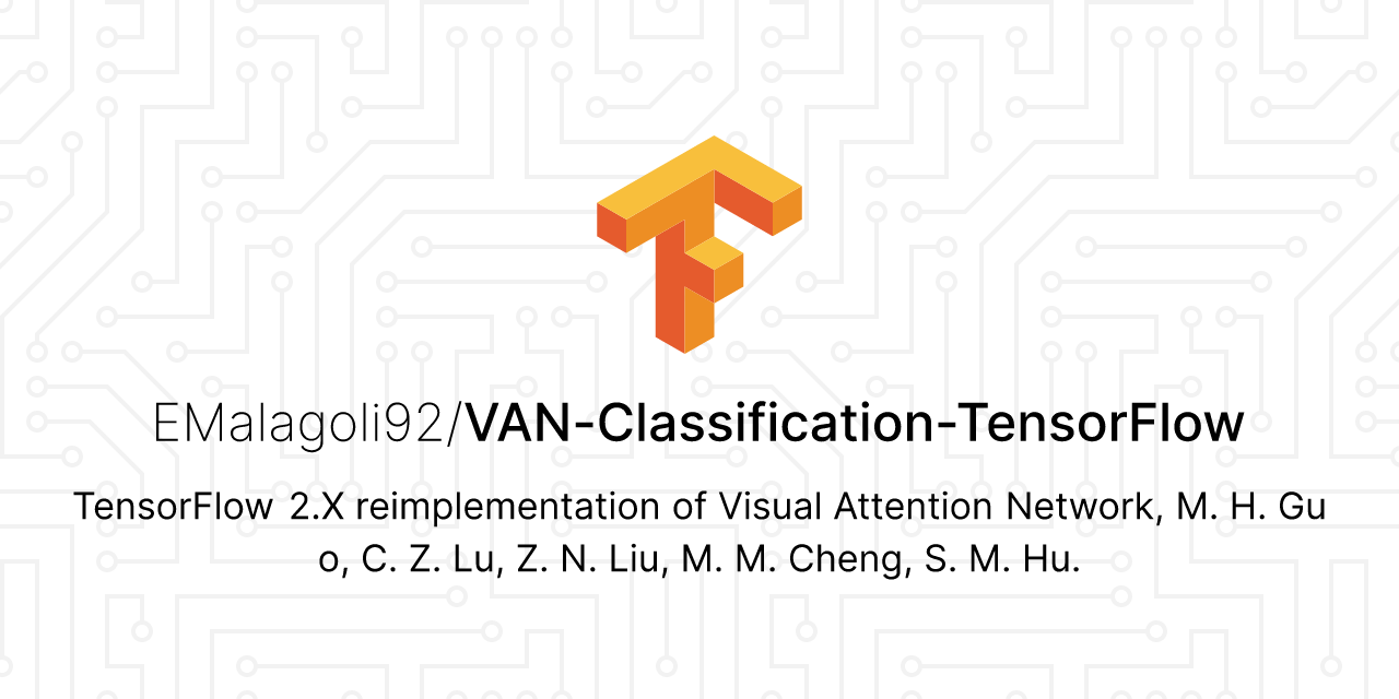 Github Emalagoli92van Classification Tensorflow Tensorflow 2x 5448