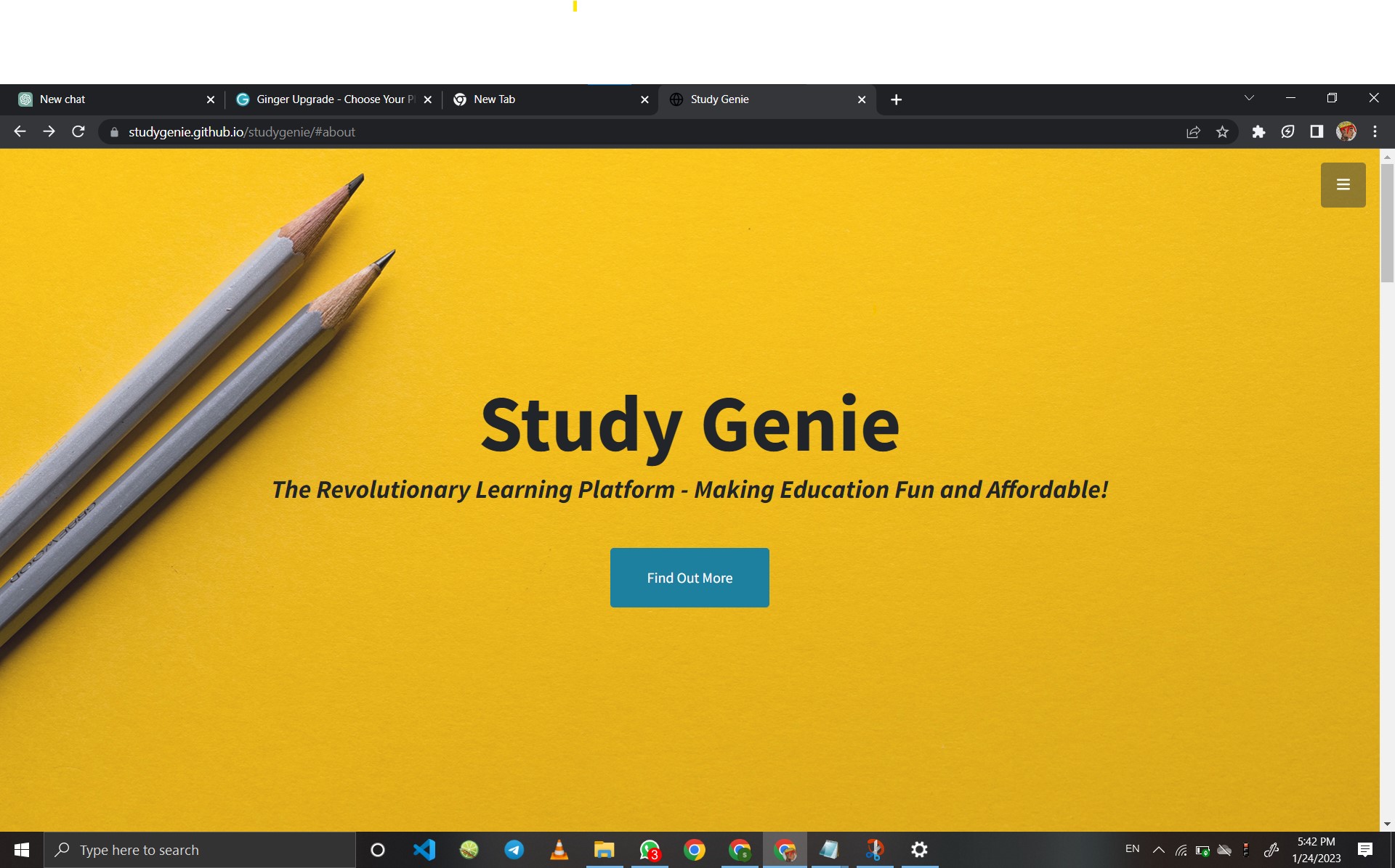 GitHub - studygenie/studygenie