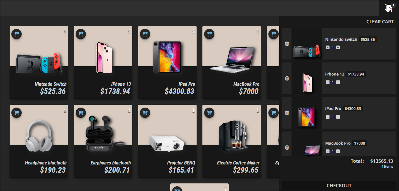 GitHub - codedbyissa/shopping-cart: interactive, dynamic and responsive shopping cart