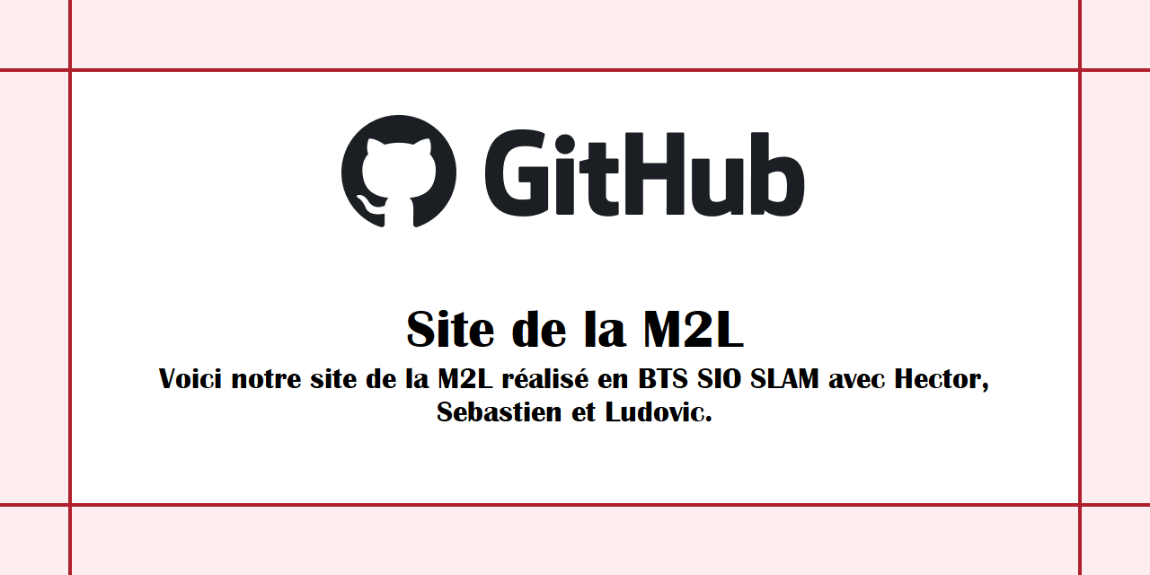 GitHub - LBouzac/SioSlamGroupe2: Site web de l'oral du BTS SIO option SLAM crée par VERCHERE ...