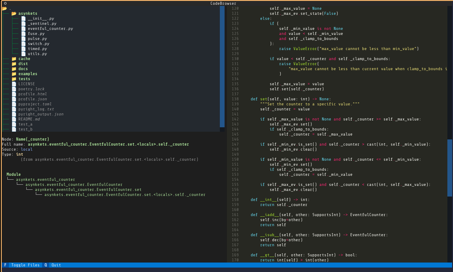 GitHub - pedrovhb/typescope: A nicer terminal view for your Python type ...