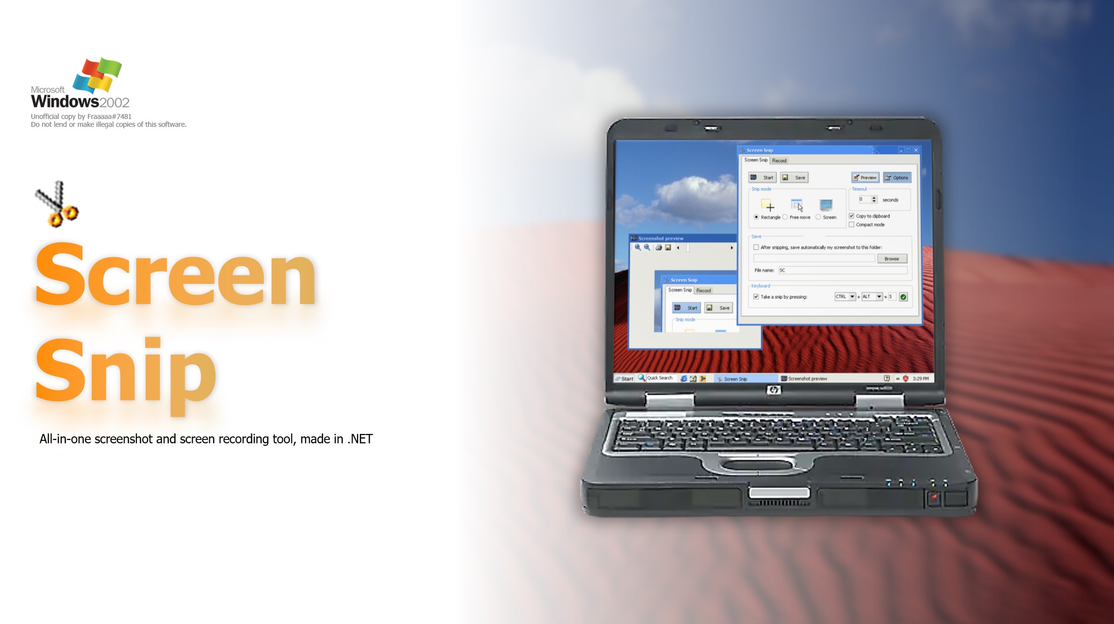 GitHub - fraaaaa4/snip2002: This is the public repository for the Screen Snip app included with ...