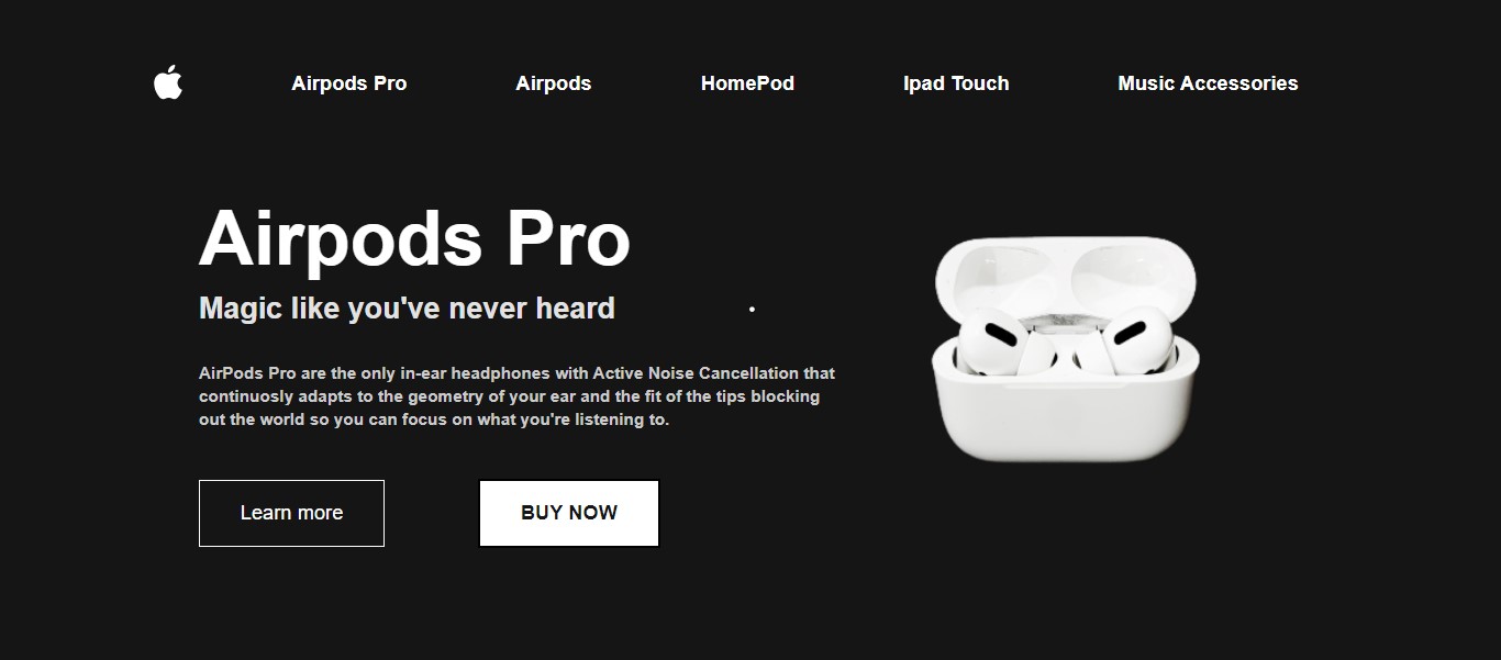 GitHub - iamgaganap/Airpods-Pro-landing-page
