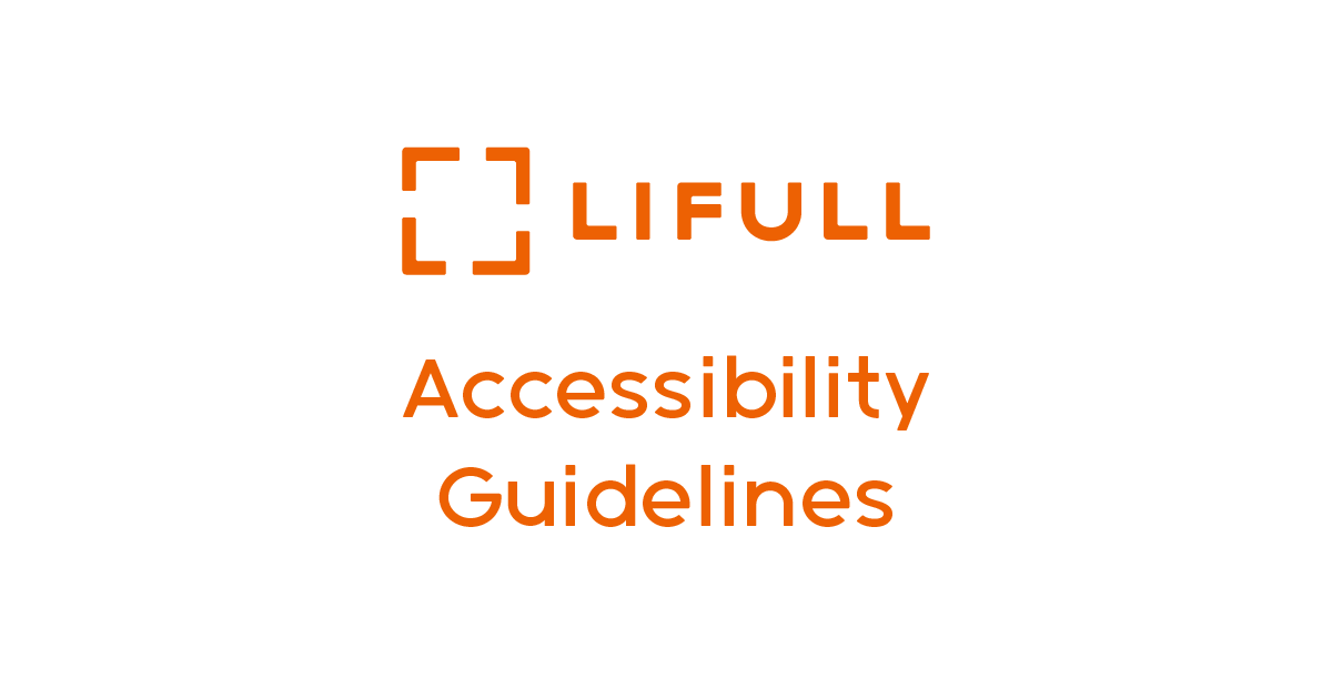 GitHub - lifull/accessibility-guidelines: LIFULLアクセシビリティガイドライン