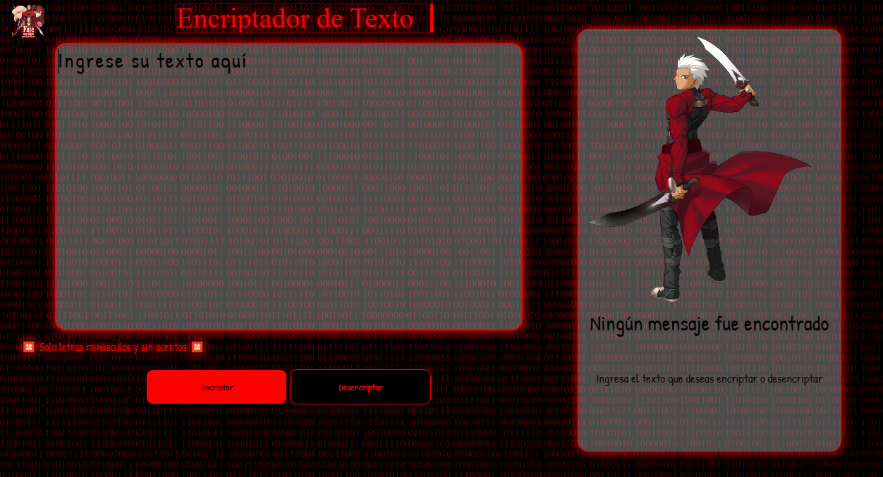 GitHub - cgb22/Challenge-Encriptador-Alura: Proyecto encriptador y desencriptador de texto ...