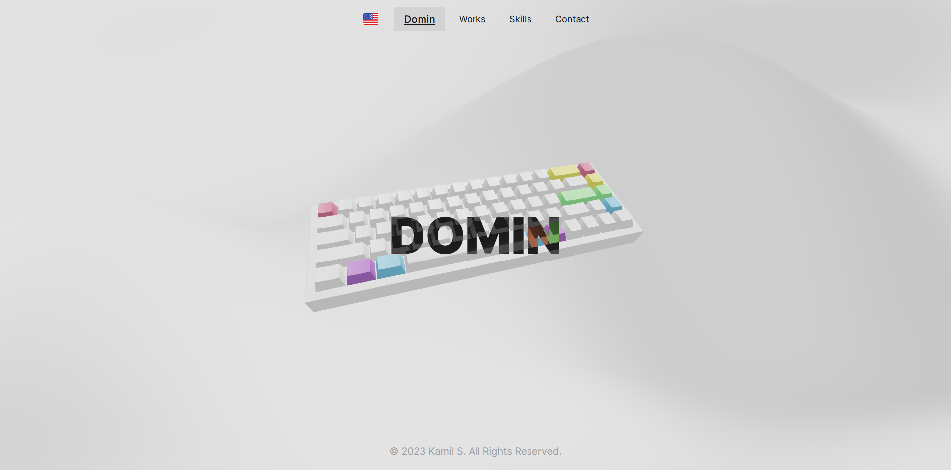 GitHub - domin-mnd/portfolio: 💼 A portfolio built with Next.js, Three.js & Mantine.
