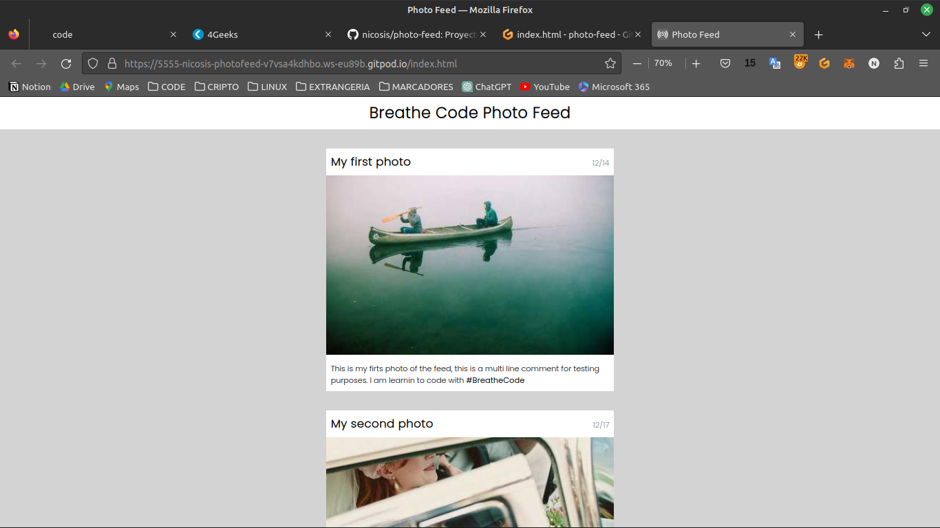 GitHub - nicosis/photo-feed-css: Proyecto de fotos