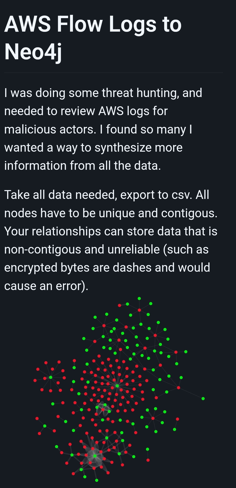 Github Colleybrbaws Flow Logs Send Aws Flow Logs From Csv To Neo4j To Setup Dashboards And