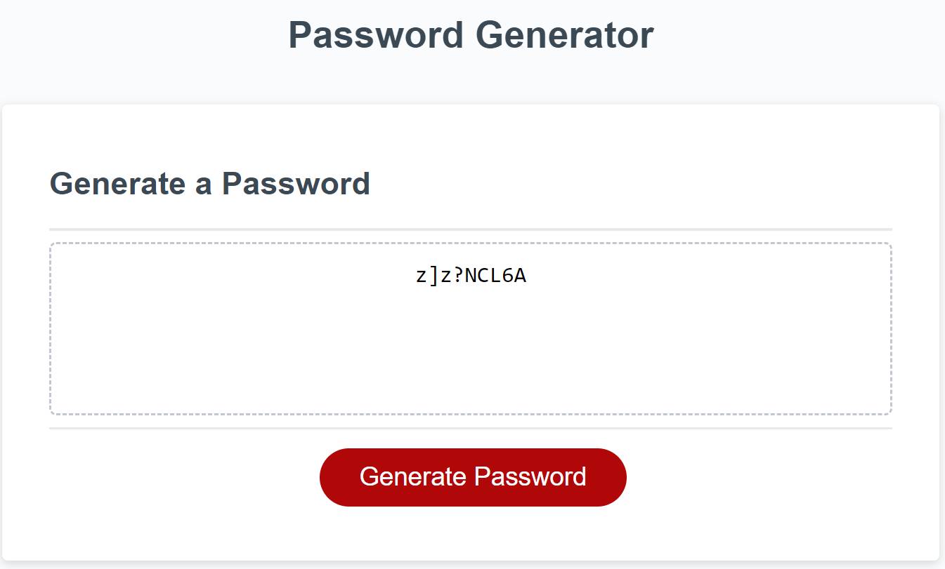 GitHub - APOLAKl/CHAD_PassGen: Week 3 Challenge
