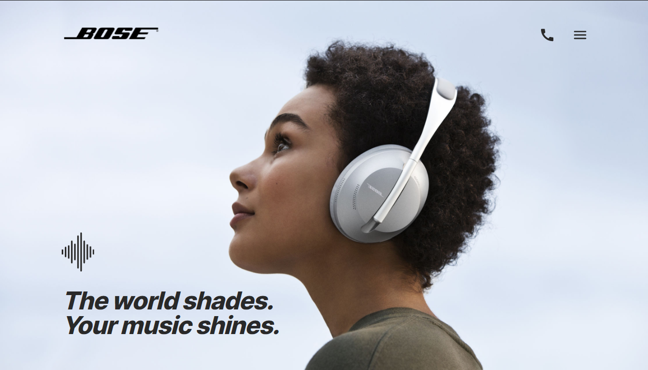 GitHub - alina-kabanets/bose-landing-page: Bose - HTML and CSS based landing page, portfolio ...