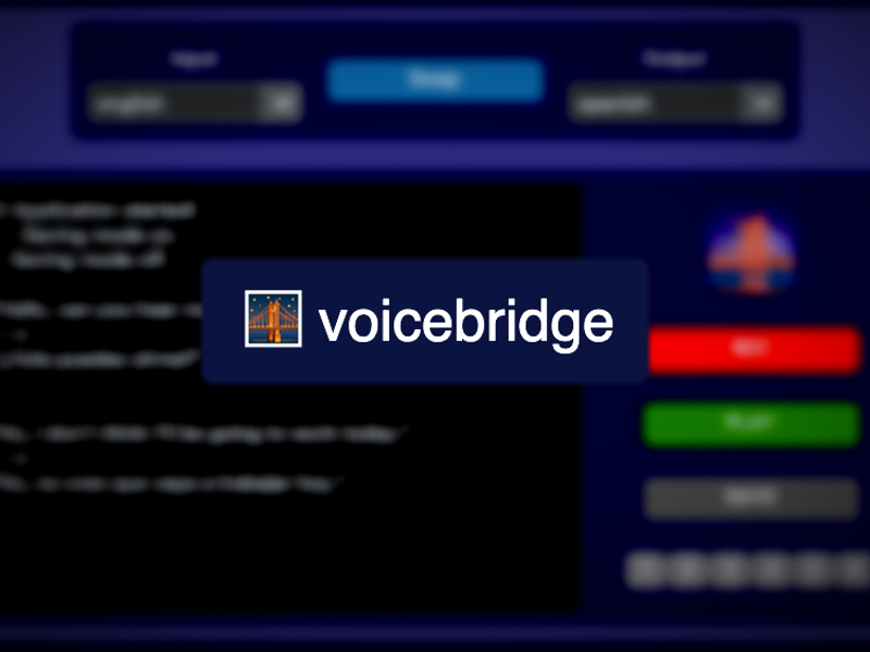 GitHub - anorderh/voice-bridge: A speech-to-speech, desktop translation app powered by OpenAI ...