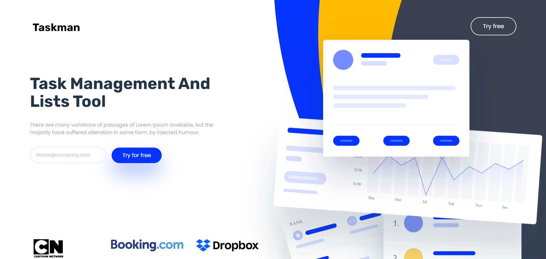 GitHub - farhanmansurii/taskman-landing-page: Taskman UI - the ...