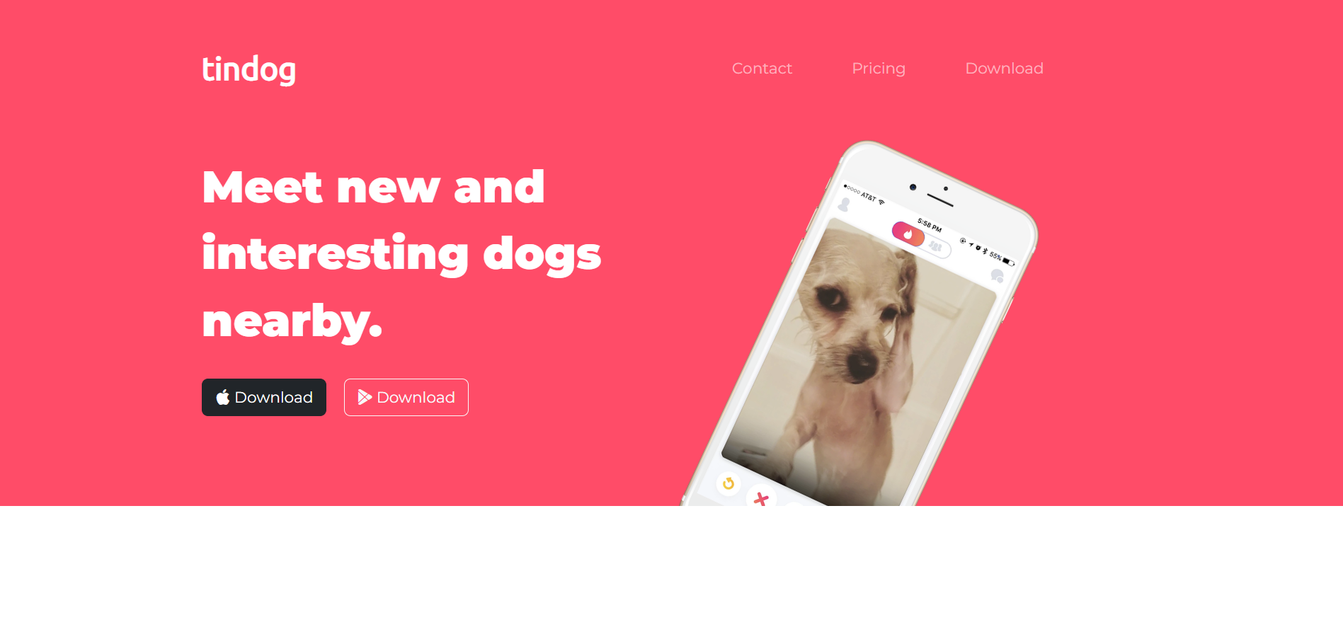 GitHub - raghav1849/tindog: Tindog is a responsive website created using HTML, CSS, and ...