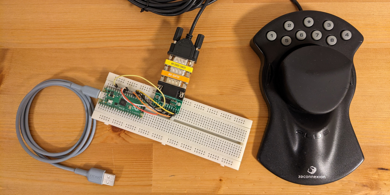 GitHub - jfedor2/magellan-spacemouse: Adapter to use RS-232 Magellan ...