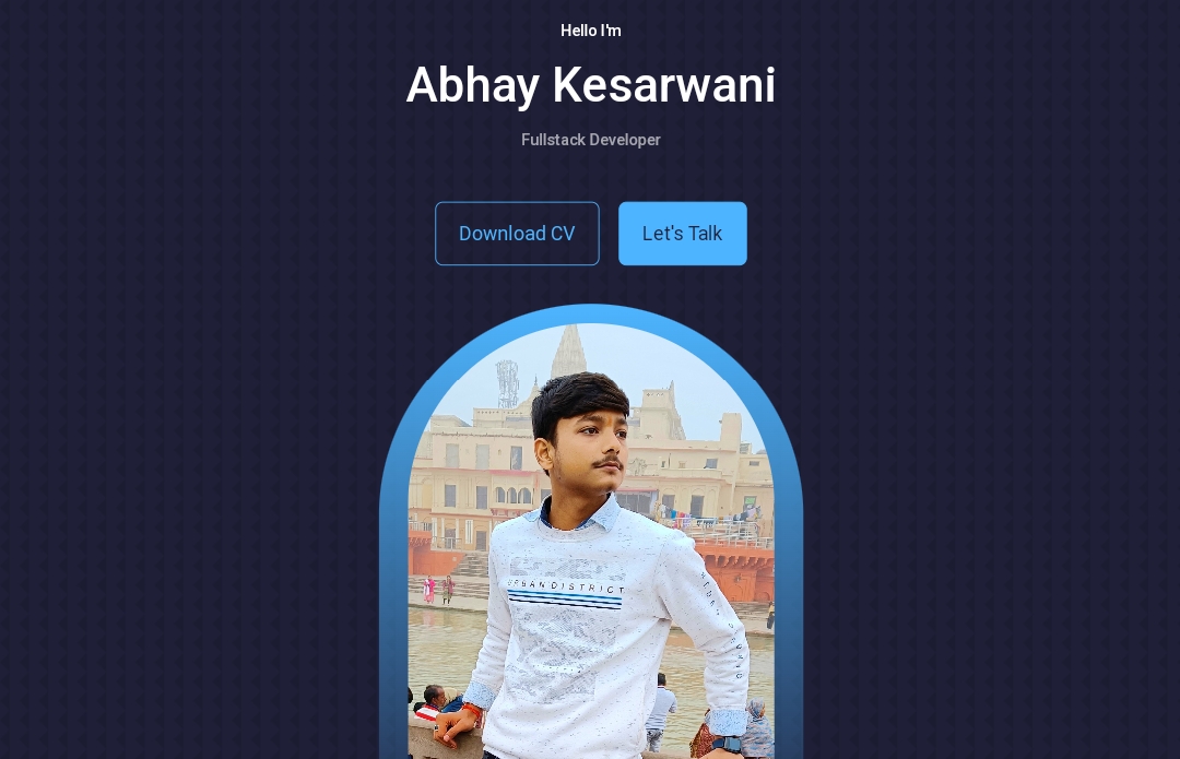 Github Abhaykesarwani01 Portfolio