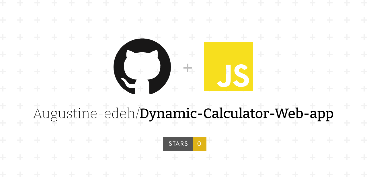 GitHub - Augustine-edeh/Dynamic-Calculator-Web-app: A simple Dynamic Calculator powered on the web