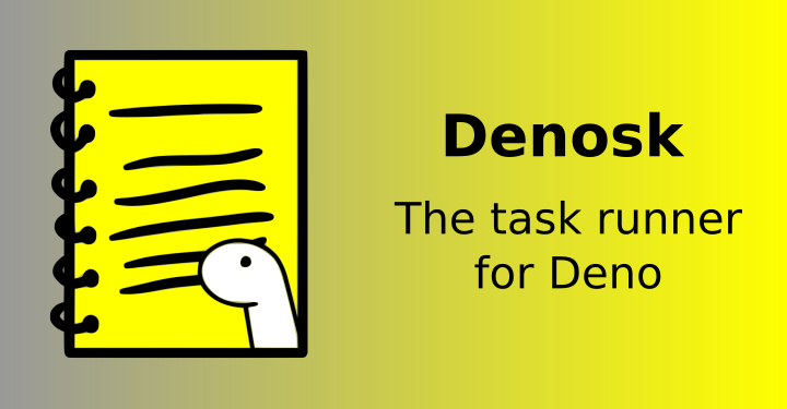 GitHub - erikgiovani/denosk: The task runner for Deno