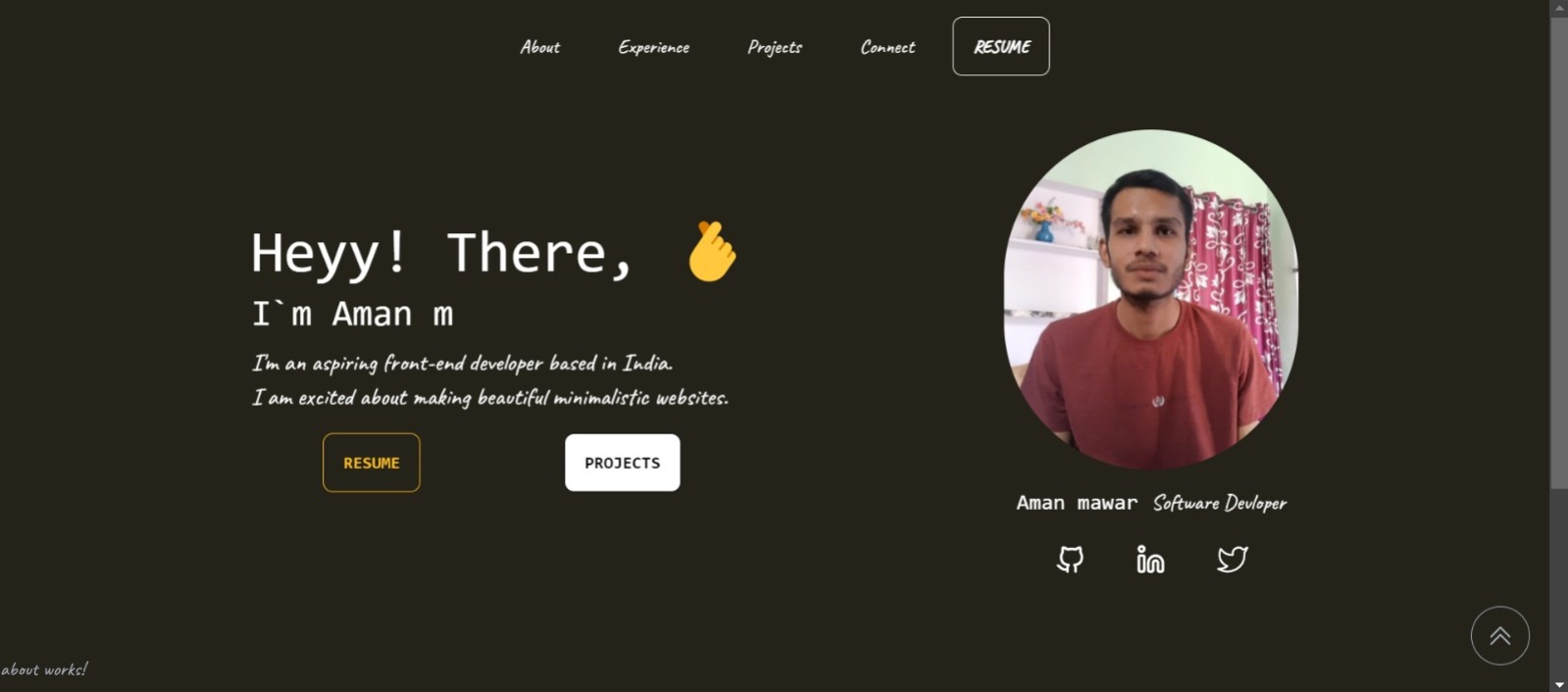 GitHub - Amanmawar17/portfolio: It`s a Portfolio Website