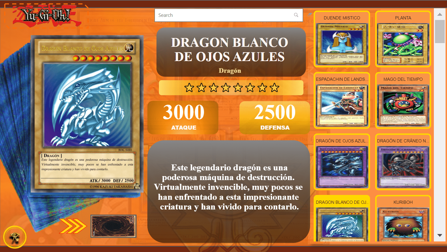 GitHub - AngeloCastilloPerez/Project-YuGiHo: Proyecto en honor a Kazuki Takahashi