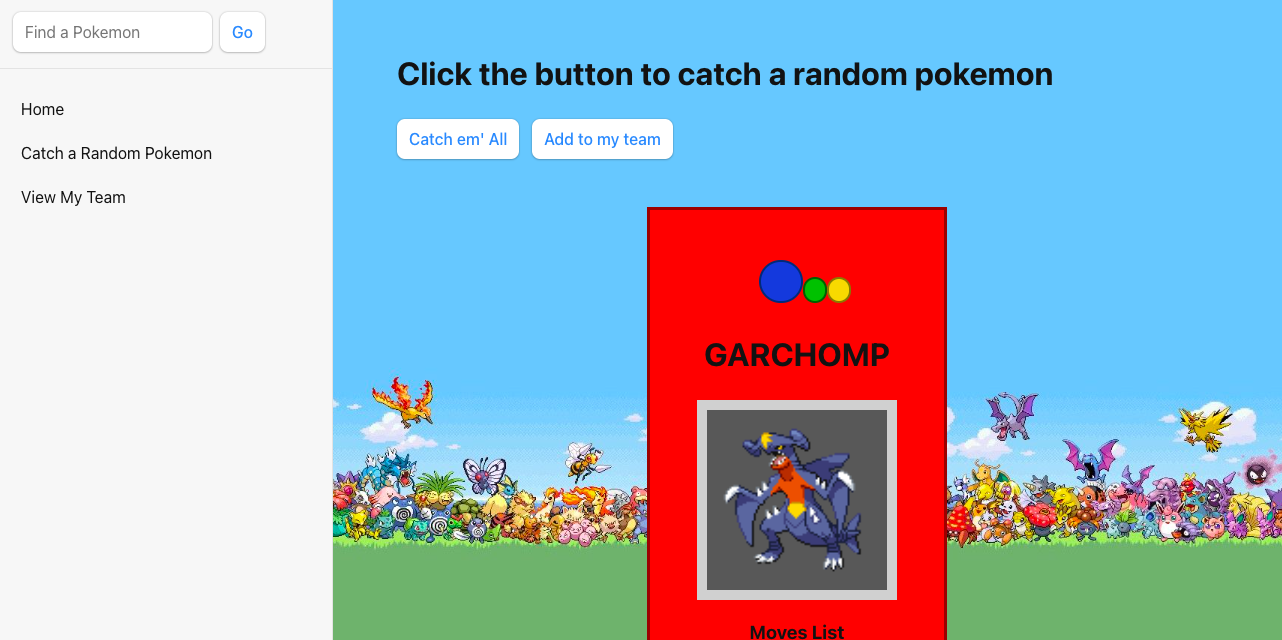 GitHub - dustyneubauer/poke-app: This app allows the user to search for ...