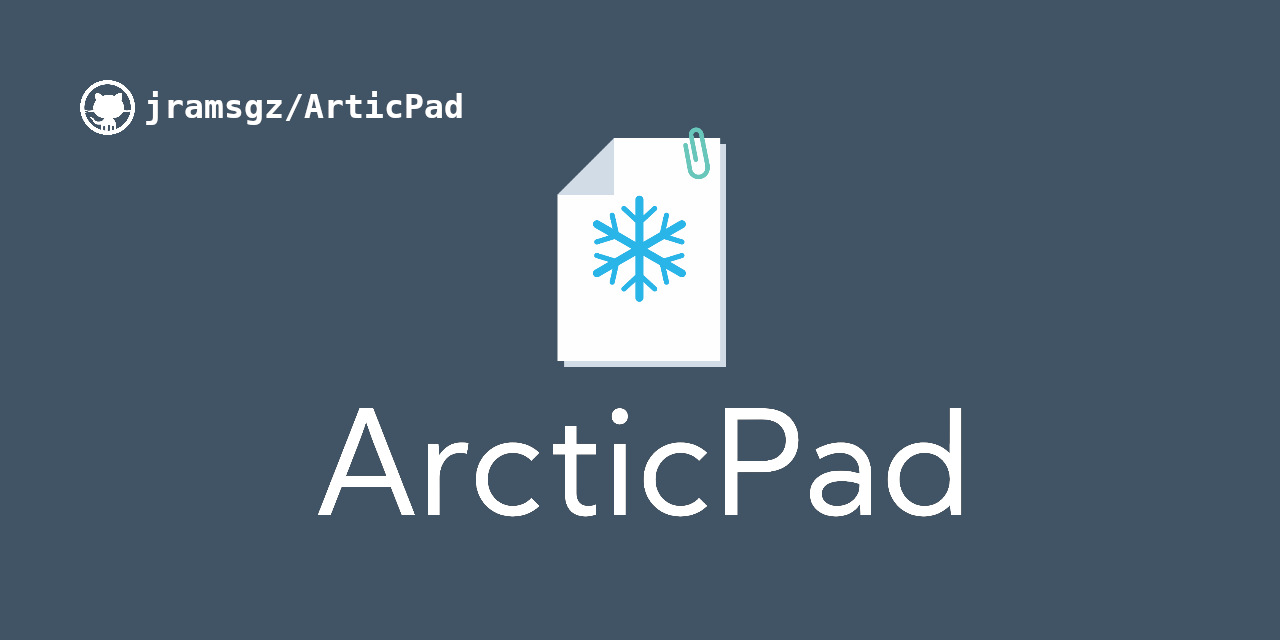 GitHub - jramsgz/ArticPad: Simple, lightweight single binary realtime ...