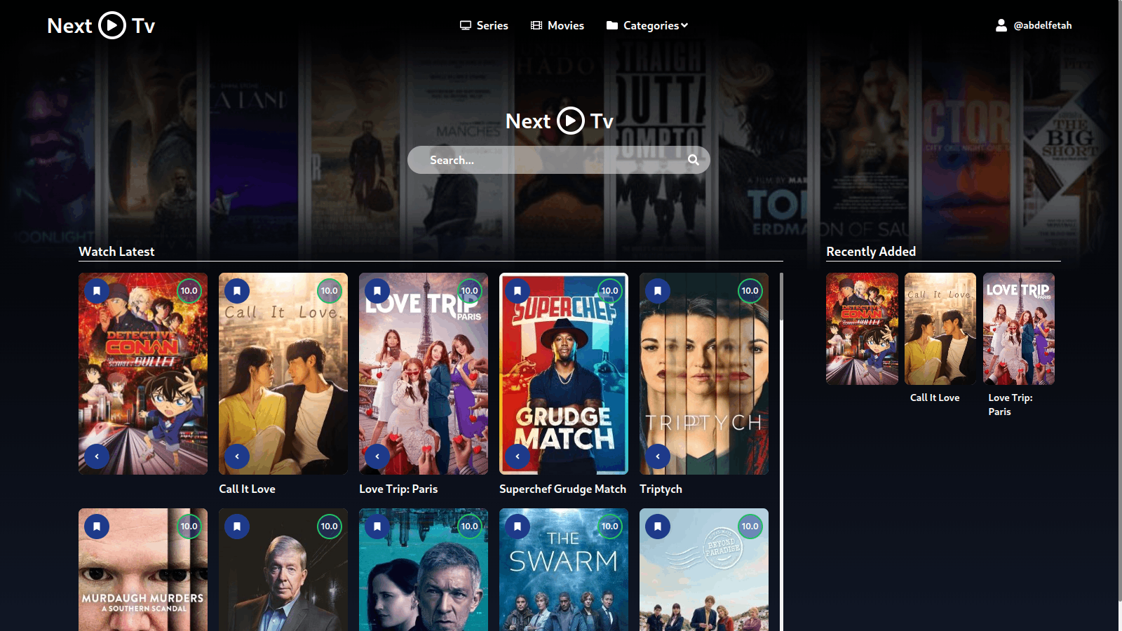 GitHub - abdelfetah18/Next-Tv: Next Tv is a cutting-edge web application designed for streaming ...