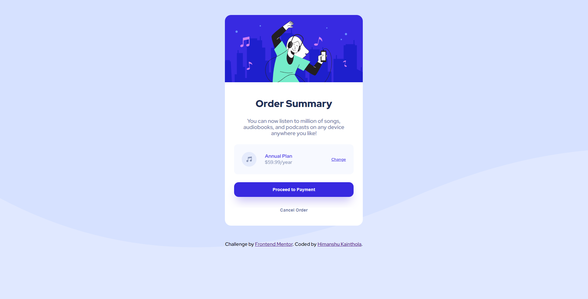 GitHub - himanshukainthola/Order-Summry-Component: A challenge from frontend mentor.