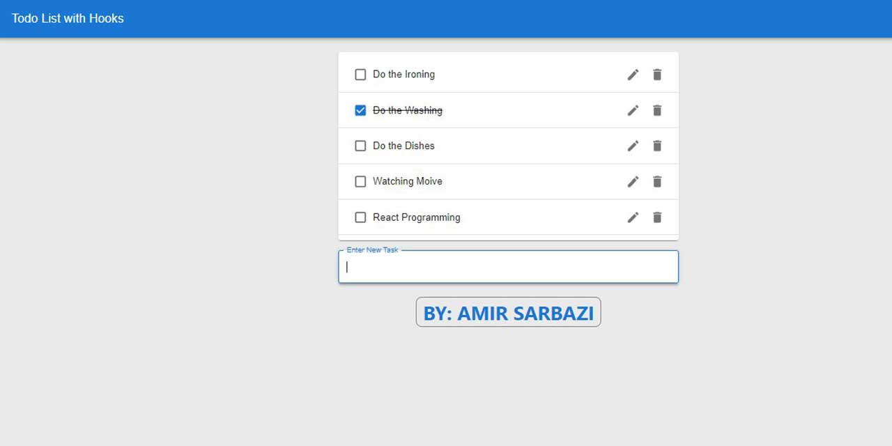 Github Amirsarb Todolist React Hooks Todo List React Project Hooks