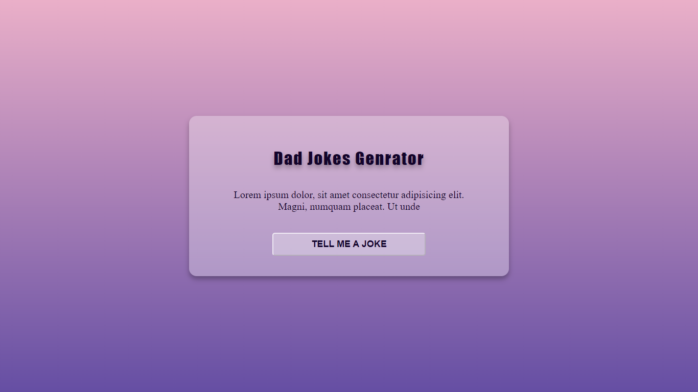 GitHub - Divyanshu1020/Dad-Jokes