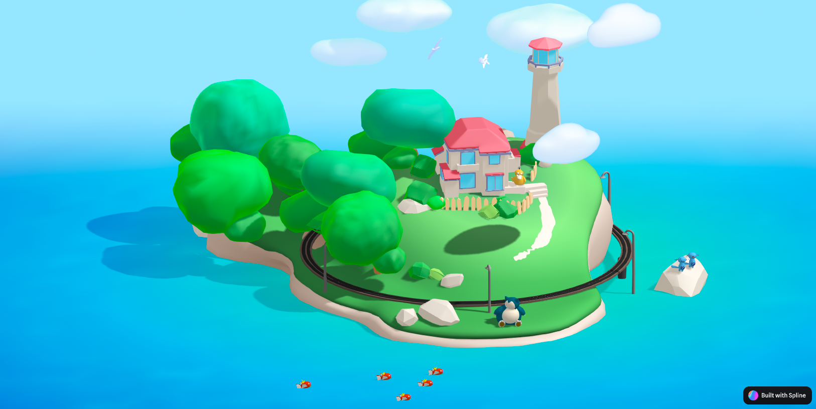 GitHub - jianninetorres/pokemon-island-3d: 3D model made with Spline